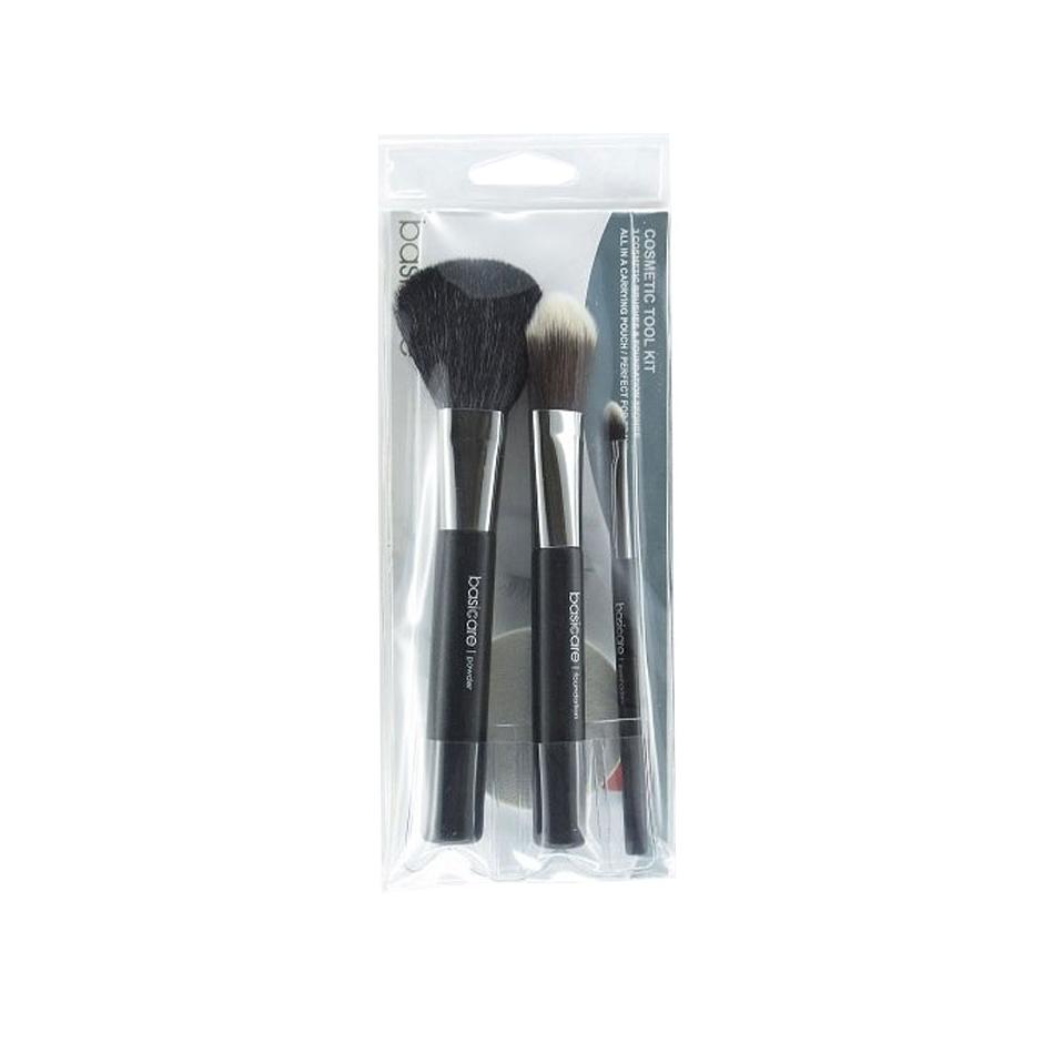 Swiss.lk - Basicare 1660 Cosmetic Tool Kit 3 Cosmetic Brushes ...