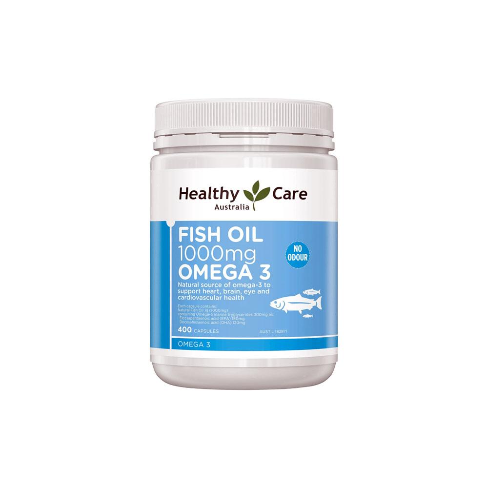 Swiss.lk - Healthy Care Australia Fish Oil 1000mg 400 capsules